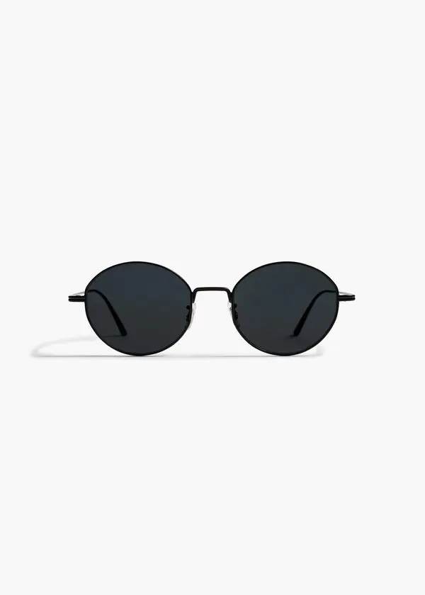 Khaite X Oliver Peoples 1994c Sunglasses - Matte Black / Grey