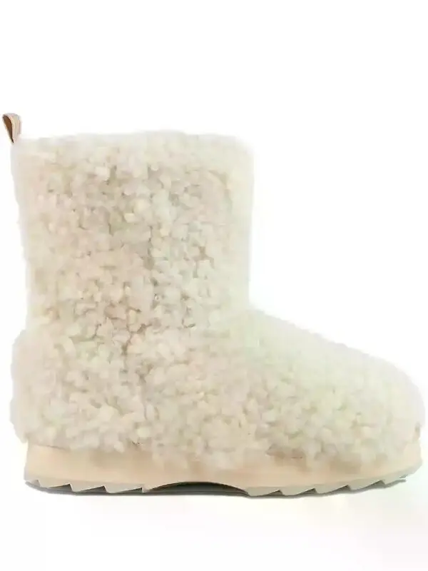 EMU AUSTRALIA Sharky Lo Teddy-texture Boots - Neutrals