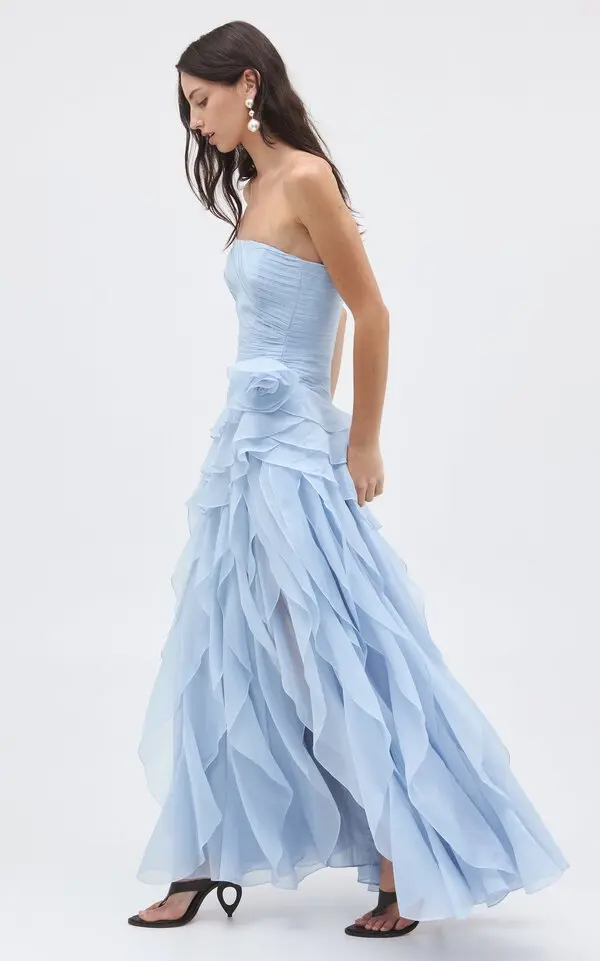 Aje Canyon Gown - Blue | Editorialist