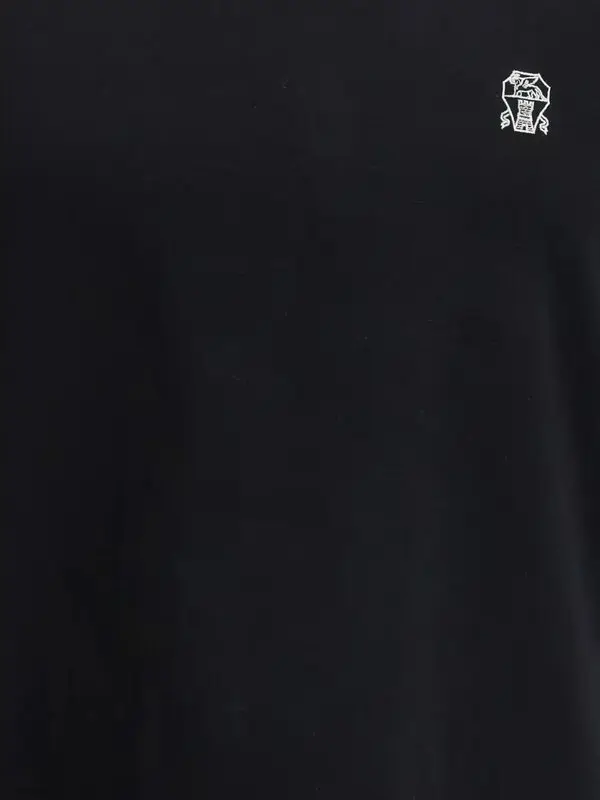 Brunello Cucinelli Embroidered-logo T-shirt