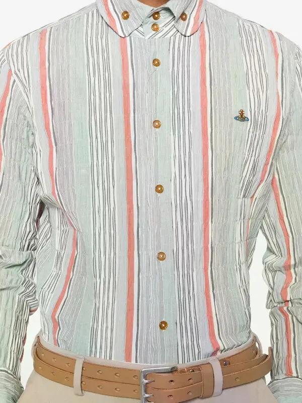 VIVIENNE WESTWOOD Krall Striped Orb Shirt