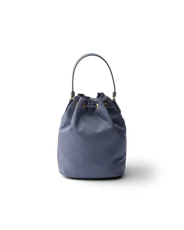 Prada Duet Re-nylon Bucket Bag - Blue