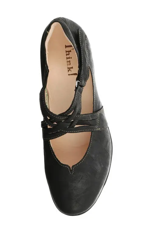 Think! Chilli Cross-strap Ballet Flat