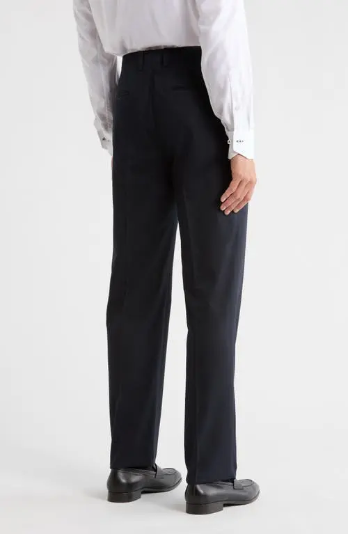 Boglioli Relaxed Pleated Trousers - Navy