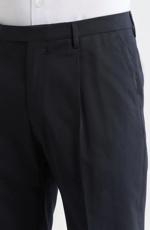 Boglioli Relaxed Pleated Trousers - Navy