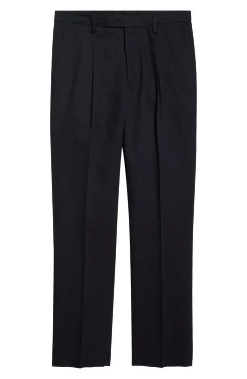Boglioli Relaxed Pleated Trousers - Navy