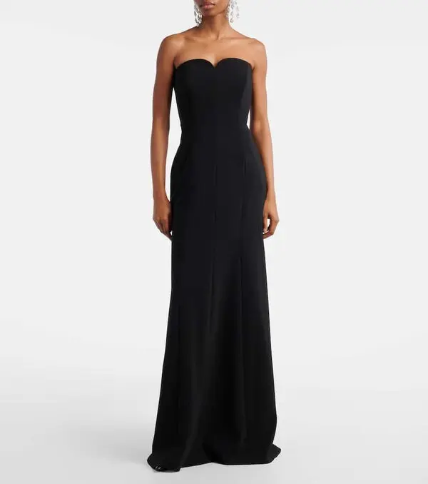 Jenny Packham Ruffled Caped Gown