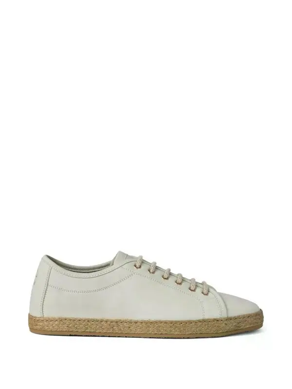 Brunello Cucinelli Leather Sneakers - White