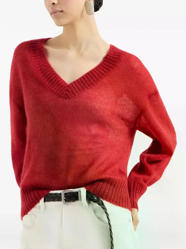 Brunello Cucinelli V-neck Knitted Sweater