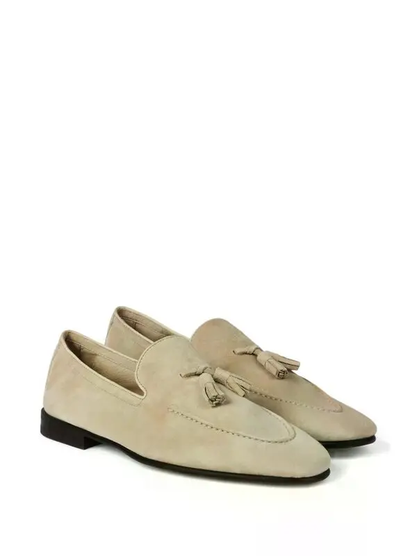 Brunello Cucinelli Suede Tassel Loafers