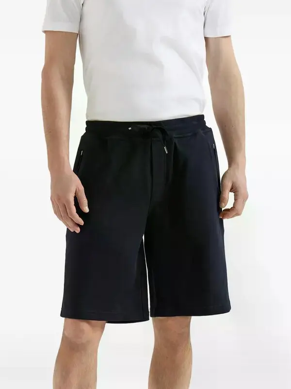 Brunello Cucinelli Techno Cotton French-terry Bermuda Shorts - Black