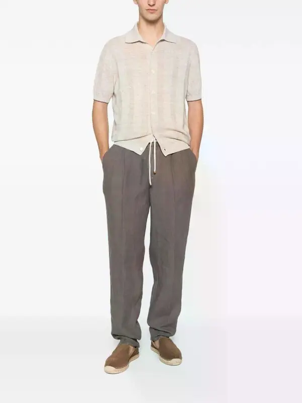 Brunello Cucinelli Drawstring-fastening Pleated Trousers