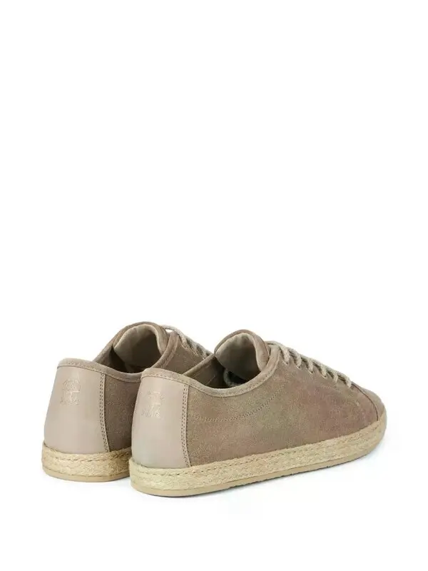 Brunello Cucinelli Suede Espadrille Sneakers