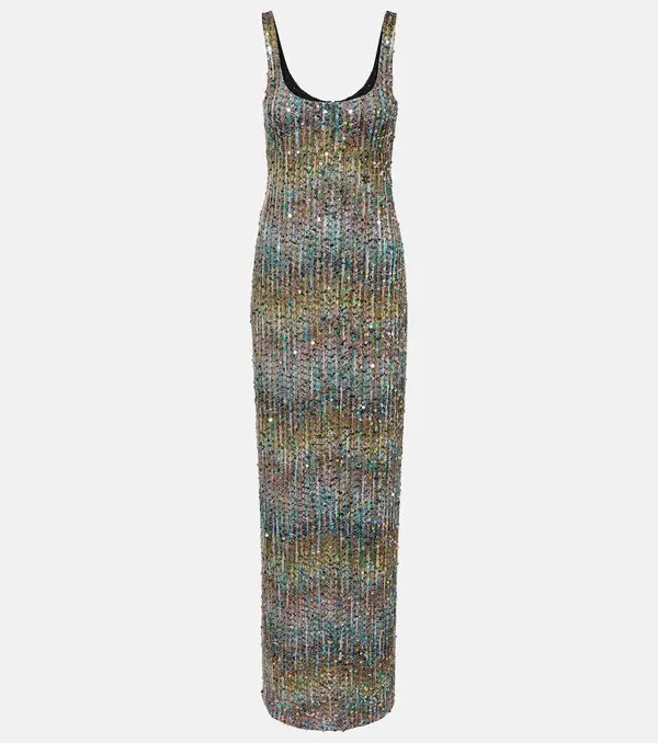 Missoni Sequined Lamé Gown - Multicoloured