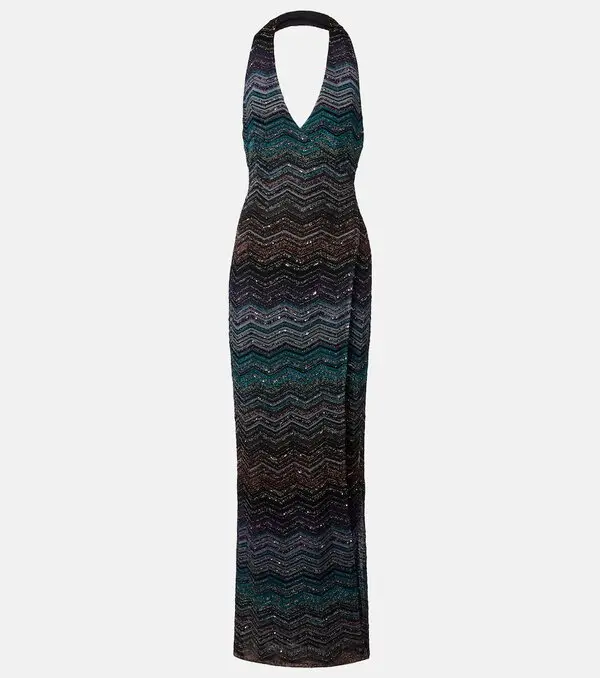 Missoni Sequined Lamé Gown - Multicoloured