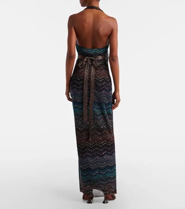 Missoni Sequined Lamé Gown - Multicoloured