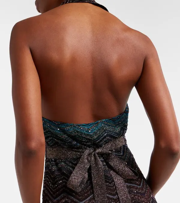 Missoni Sequined Lamé Gown - Multicoloured