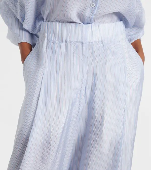 Dries Van Noten Striped Wide-leg Trousers
