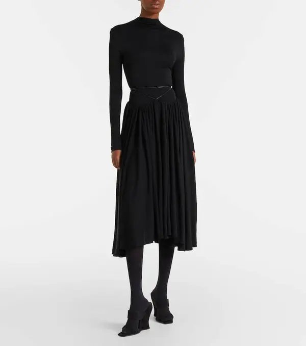 Alaïa Jersey Midi Dress