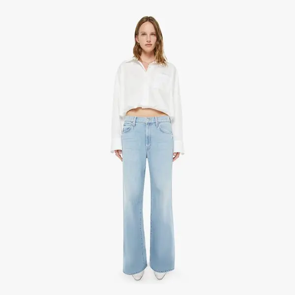 MOTHER The Ditcher Roller Zip Skim Jeans