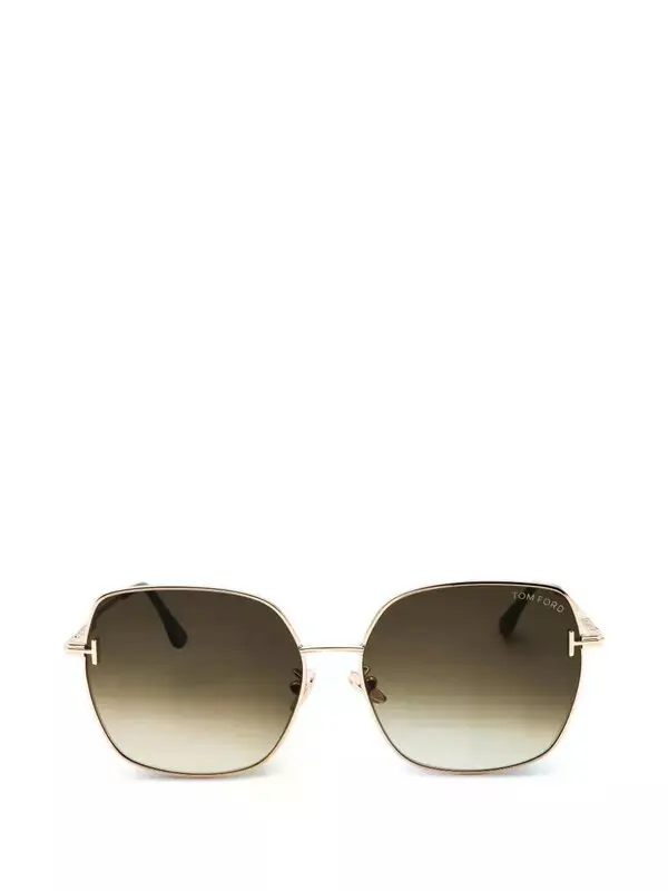 TOM FORD Square-frame Sunglasses - Gold