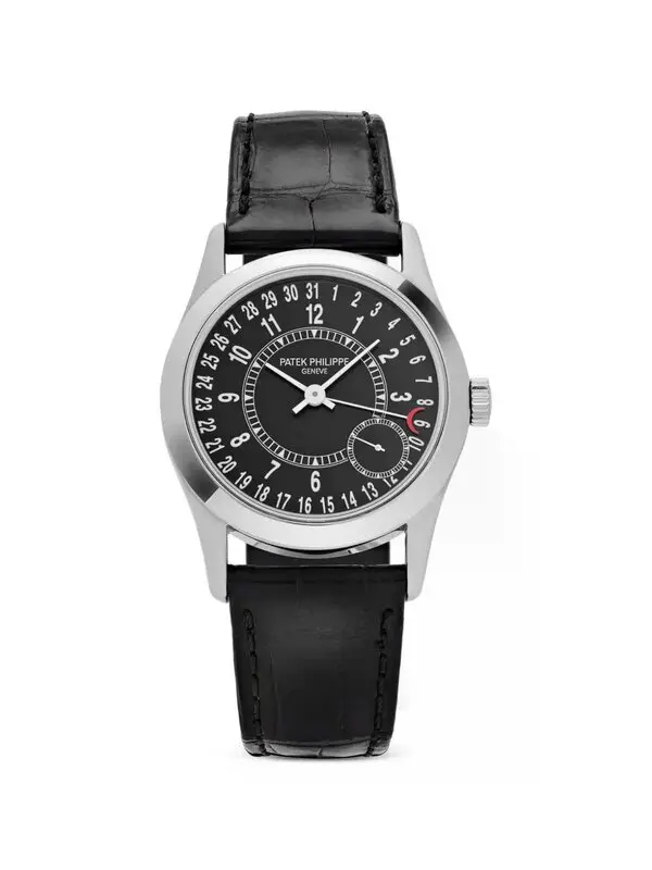 Patek Philippe 2007 Calatrava 6000g-001 37mm Watch - Black