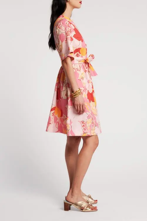 FRANCES VALENTINE Nancy Floral Dress