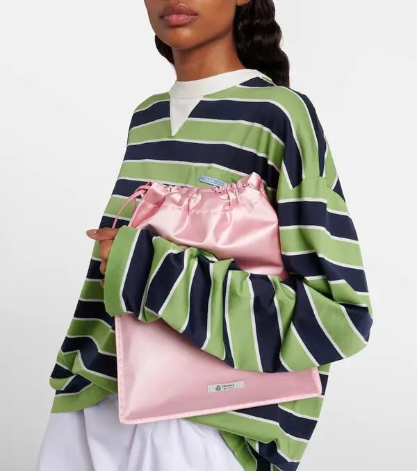 Prada Silk Satin Pouch