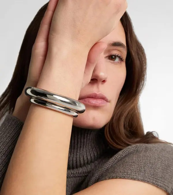 JENNIFER FISHER Jamma Rhodium-plated Cuff Bracelet - Silver