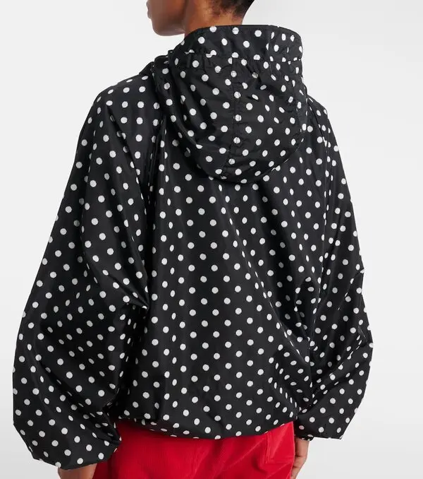 GANNI Polka-dot Jacket - Black
