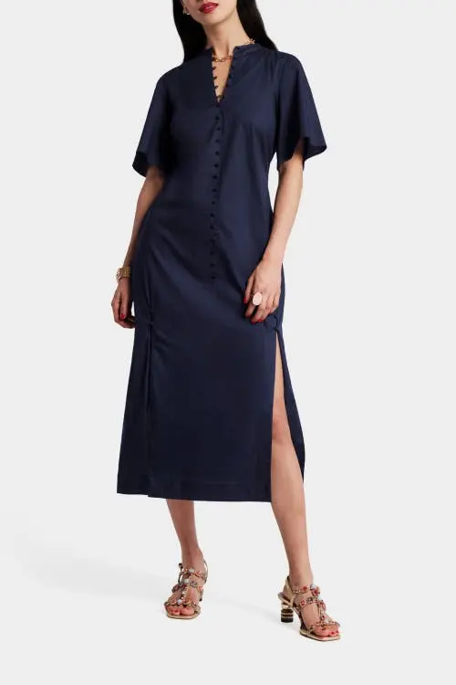 FRANCES VALENTINE Lori Maxi Dress - Navy