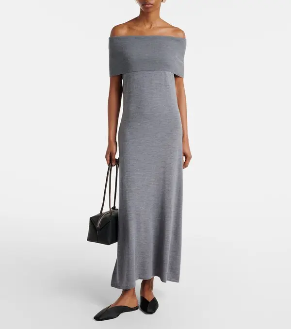Jardin Des Orangers Off-shoulder Maxi Dress