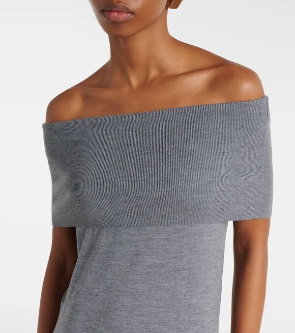 Jardin Des Orangers Off-shoulder Maxi Dress