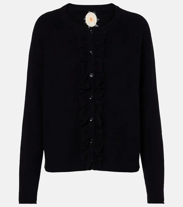 Jardin Des Orangers Cotton And Cashmere Cardigan - Black