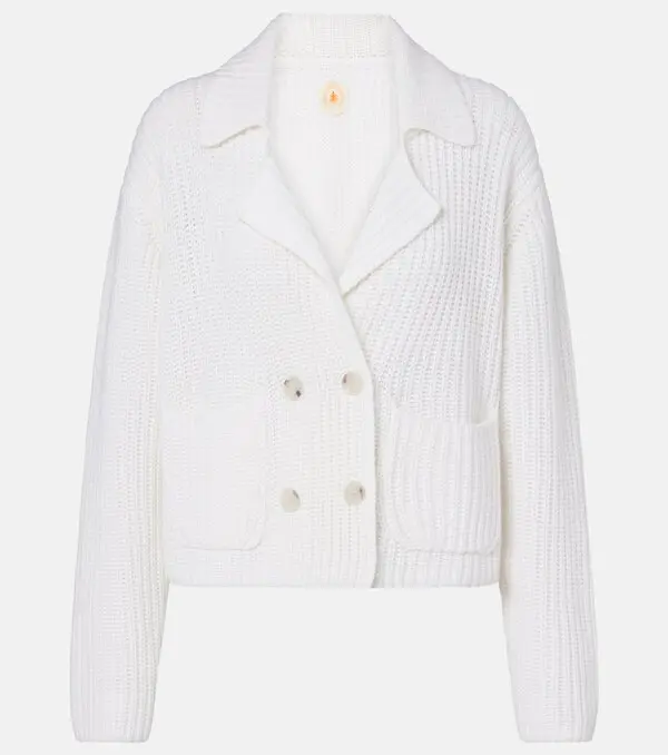 Jardin Des Orangers Cotton And Cashmere Cardigan - White