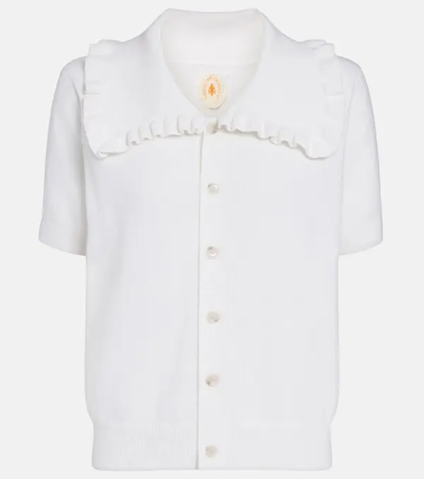 Jardin Des Orangers Cotton And Cashmere Cardigan - White