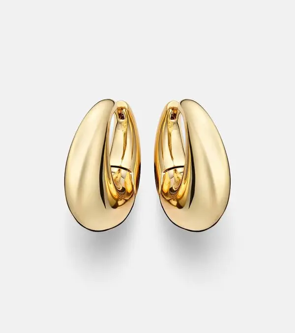 JENNIFER FISHER Dylan Mini -plated Hoop Earrings - Gold