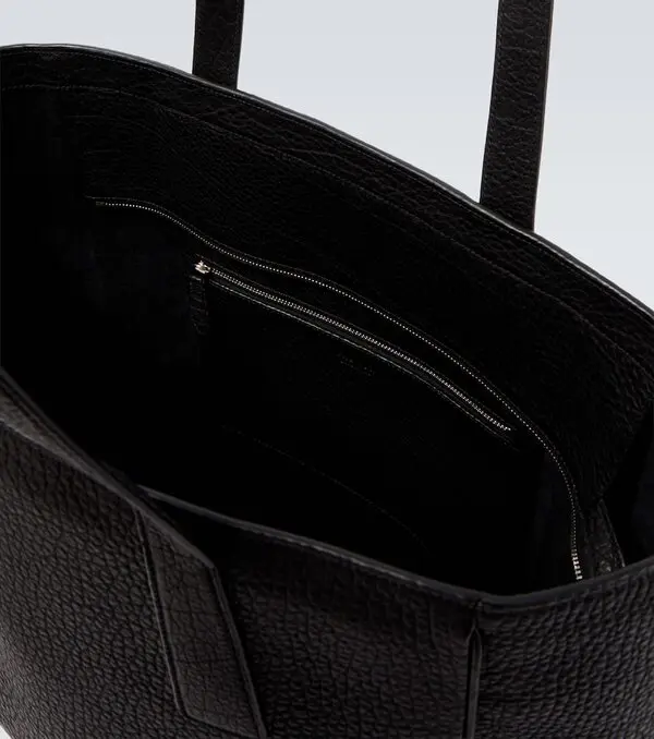 THE ROW Hector Leather Tote - Black
