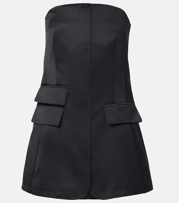 THE FRANKIE SHOP Luma Satin Top - Black