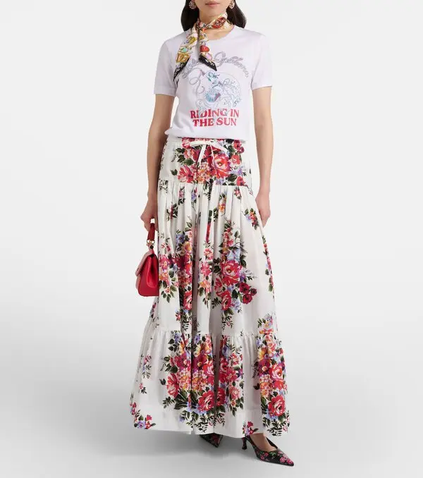 Dolce & Gabbana Printed Cotton Jersey T-shirt