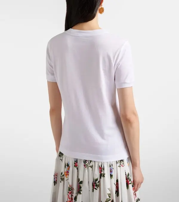 Dolce & Gabbana Printed Cotton Jersey T-shirt
