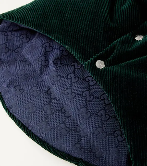 Gucci Reversible Corduroy Dog Coat