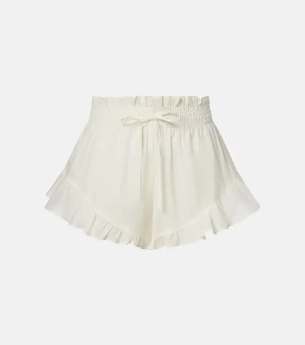 MONTCE Ruffled Cotton Shorts