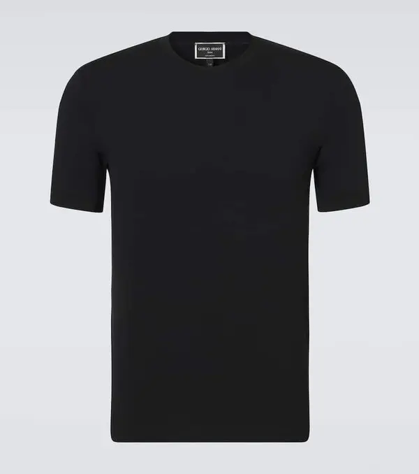 Giorgio Armani Icon Jersey T-shirt - Black