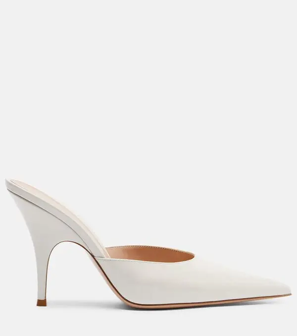 GIANVITO ROSSI Patent Leather Mules