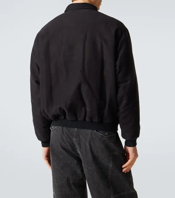 A.PRESSE Cotton And Silk Blend Zip-up Jacket
