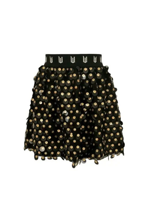 LOLA + THE BOYS Sequin Embellished Skirt