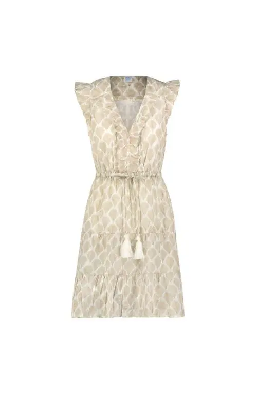 MER ST. BARTH Giselle Mini Dress - Gold