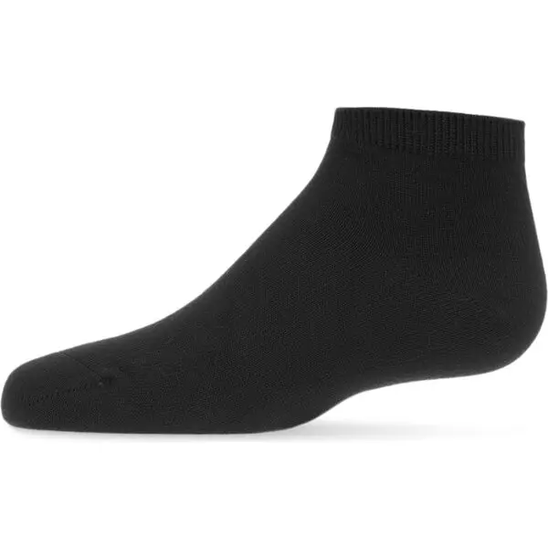 MEMOI Basic Ankle Socks - Black