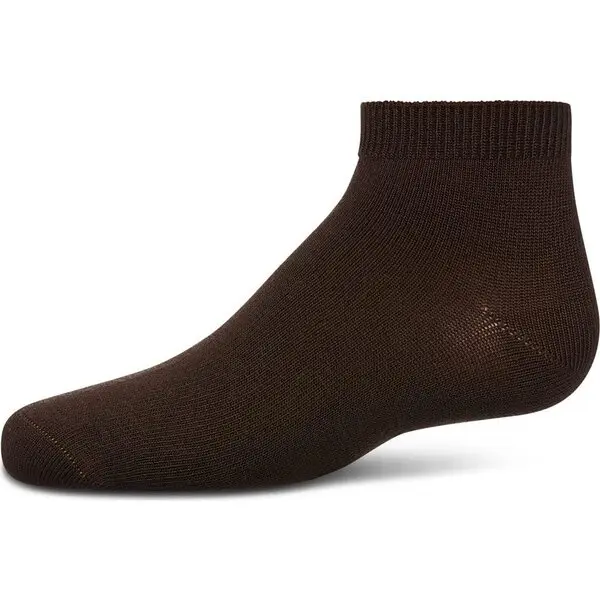 MEMOI Basic Ankle Socks - Coffee Bean